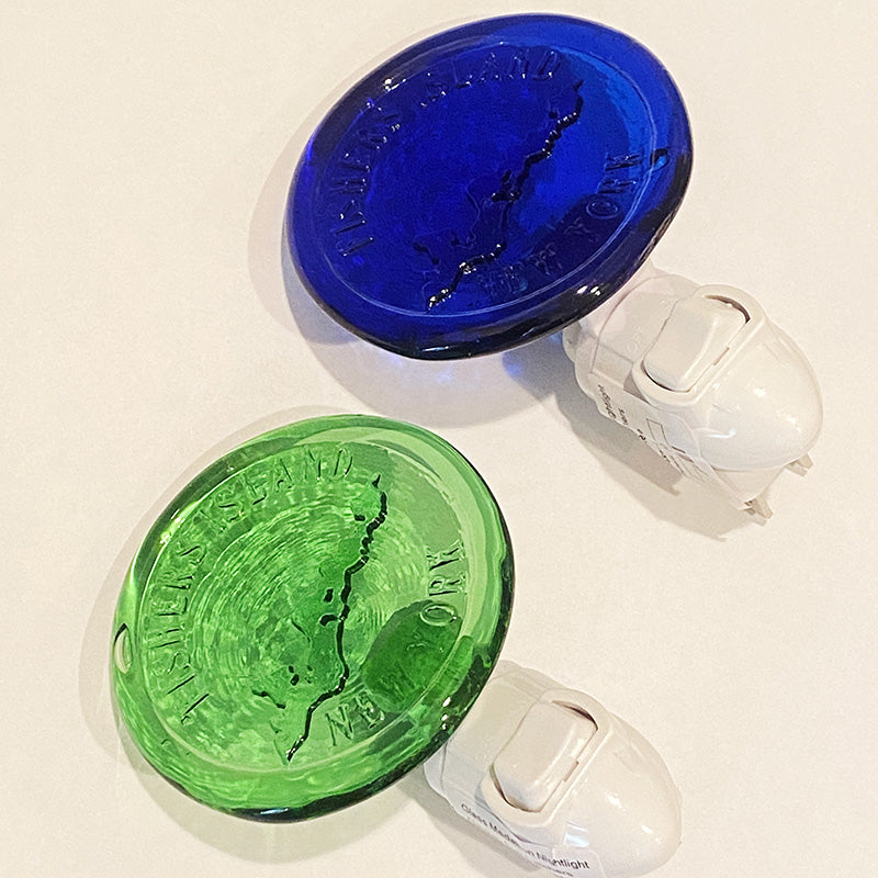 Glass Medallion Night Lights – The Beach Plum