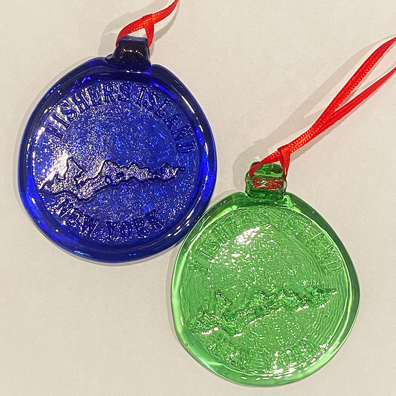 Glass Medallion Ornaments – The Beach Plum